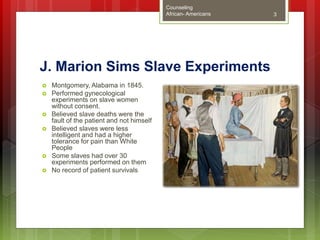 Counseling African-Americans Graduate Research Powerpoint | PPTX