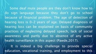 Lived experiences of deaf mute in ozamiz city | PPTX