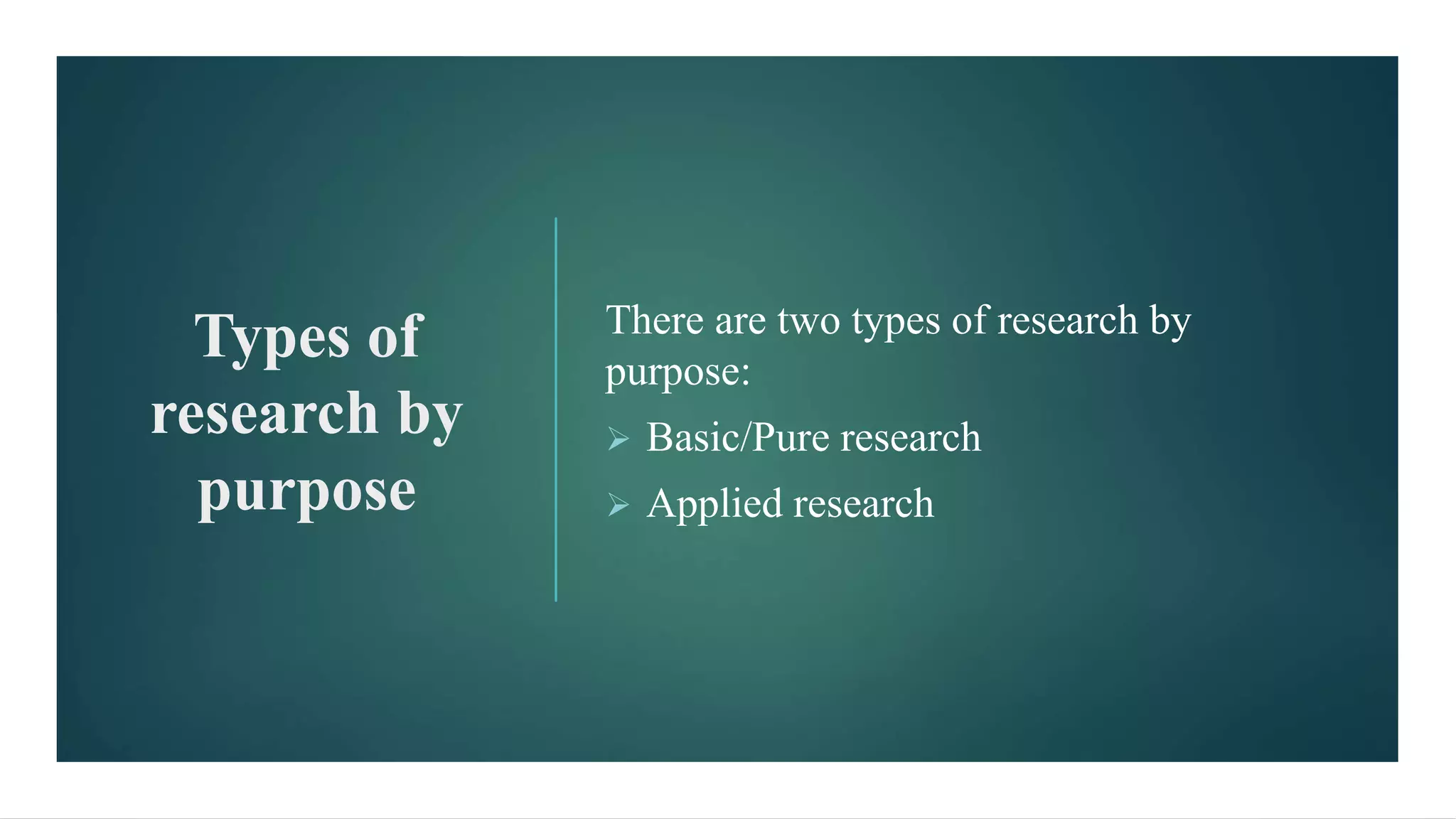 types of research | PPTX
