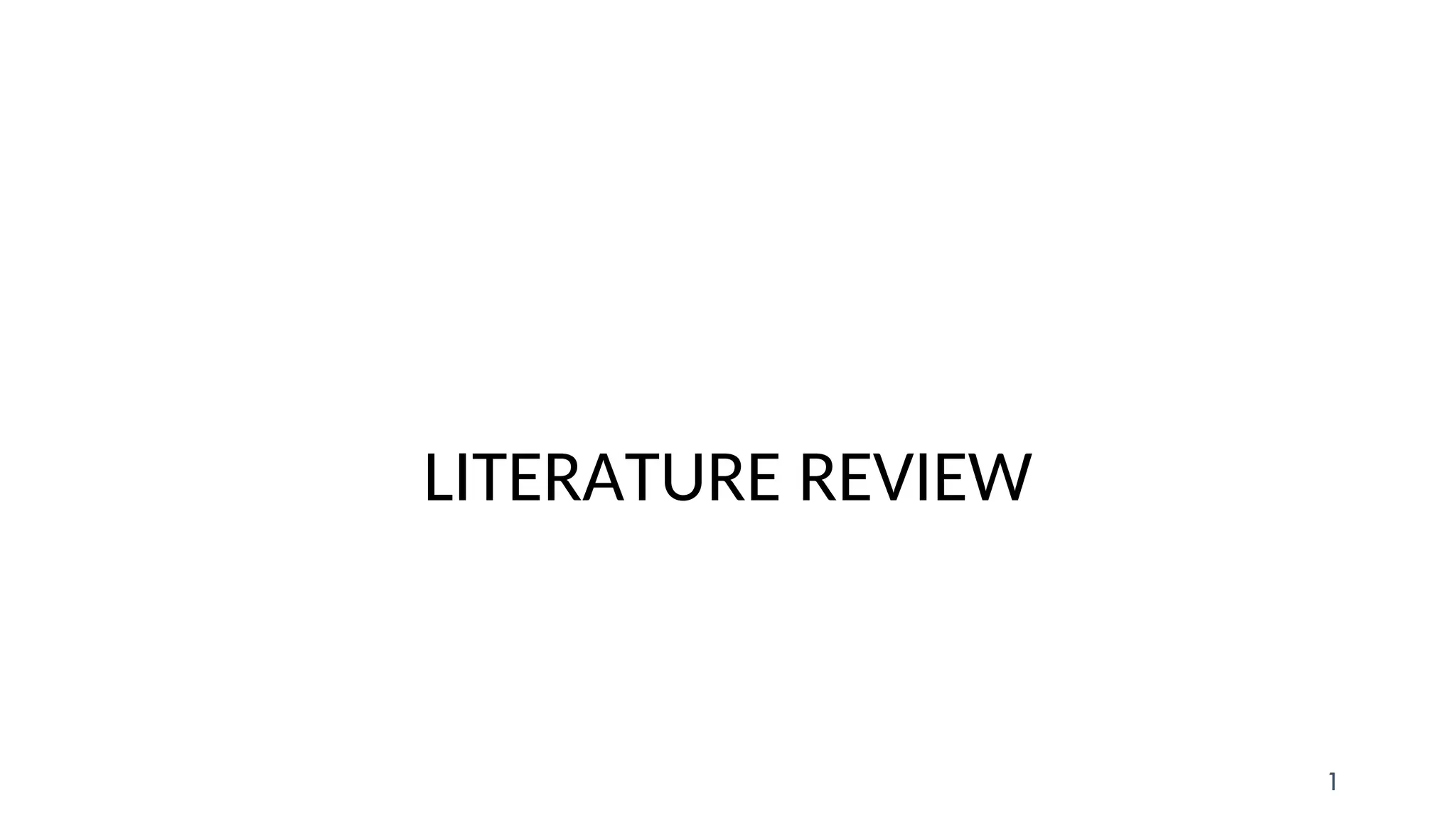 RESEARCH PPT on literature review PowerPoint | PPT