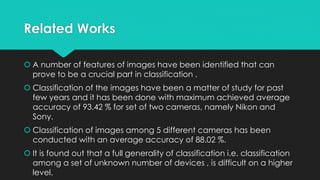 Blind Source Camera Identification | PPTX | Cameras and Camcorders ...