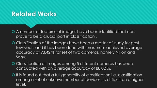 Blind Source Camera Identification | PPTX | Cameras and Camcorders ...