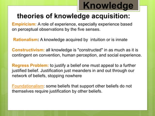 Epistemology | PPTX | Science