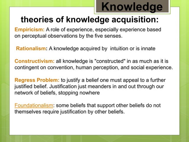 Epistemology | PPTX | Science