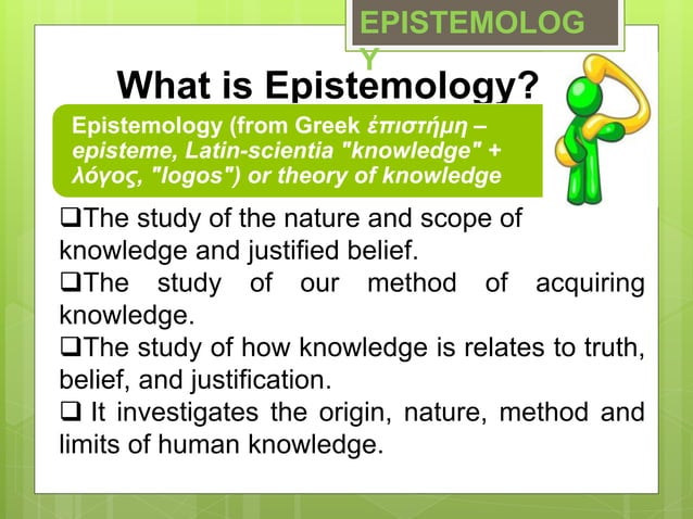 Epistemology | PPT