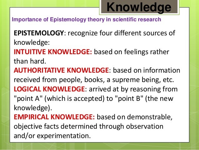 Epistemology