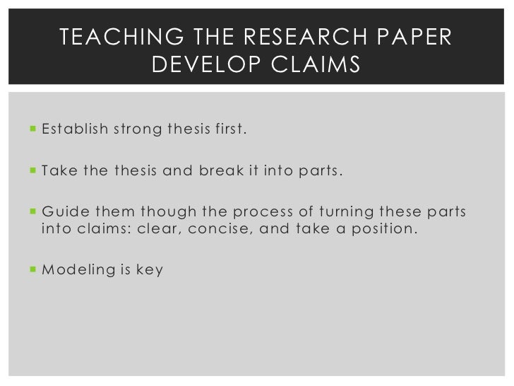 Resurrecting the Research Paper to Prepare Our Students for College