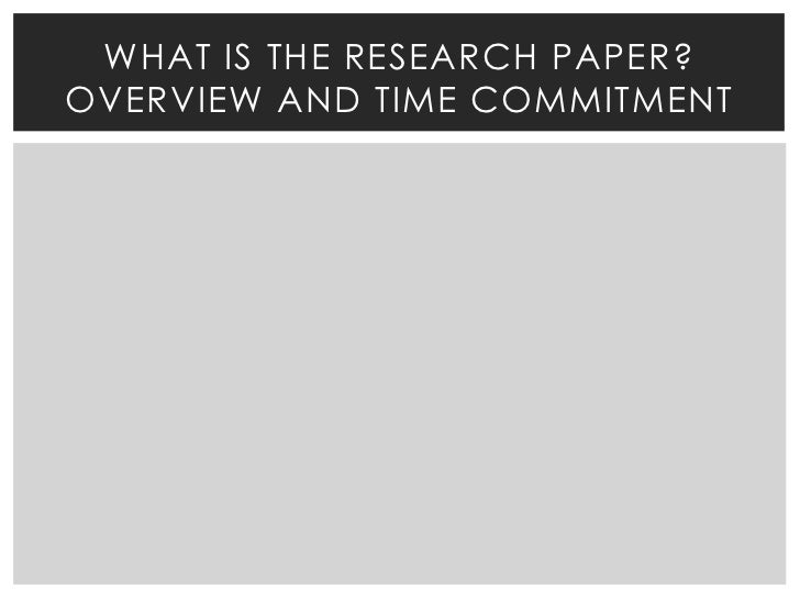 Resurrecting the Research Paper to Prepare Our Students for College