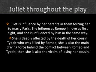 Shakespearean Character Study- Juliet Capulet | PPTX