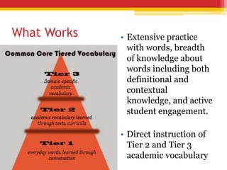 Science Vocabulary Action Research | PPT