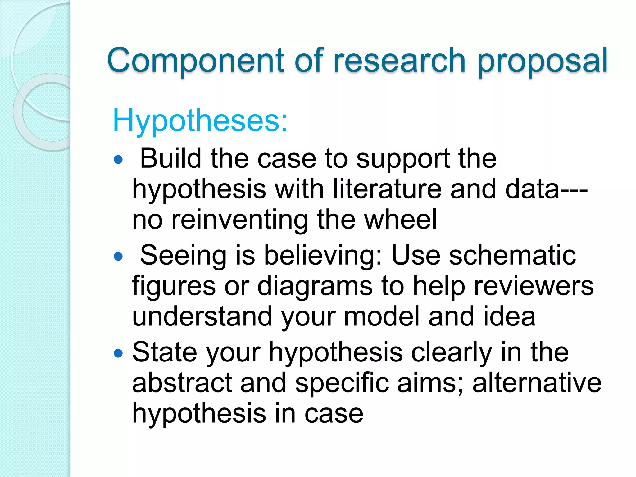 Research proposal | PPTX