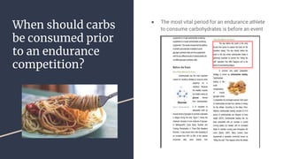Carb Loading and Energy in Endurance Performance Sports | PPTX