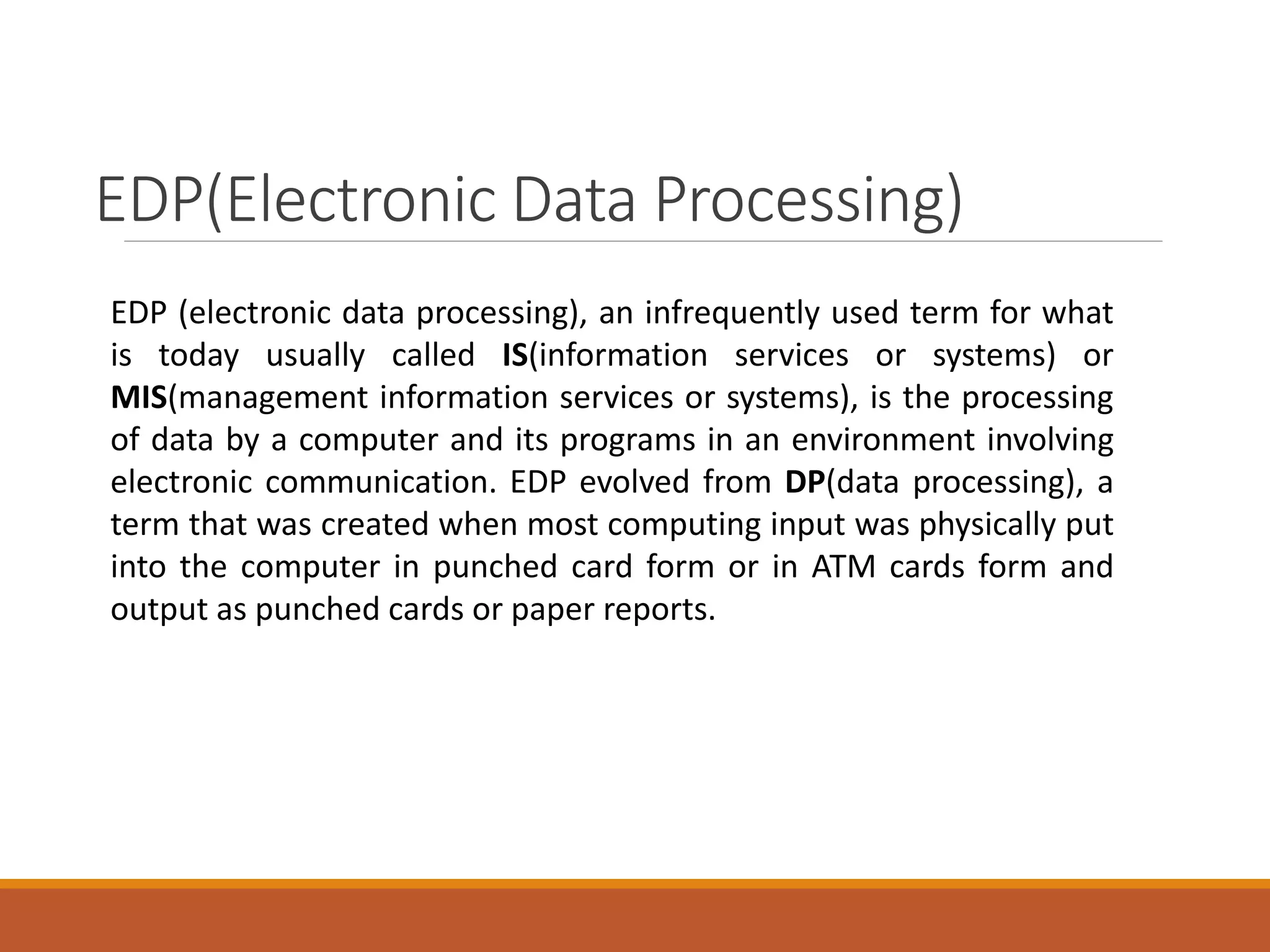 Data processing and analysis | PPTX