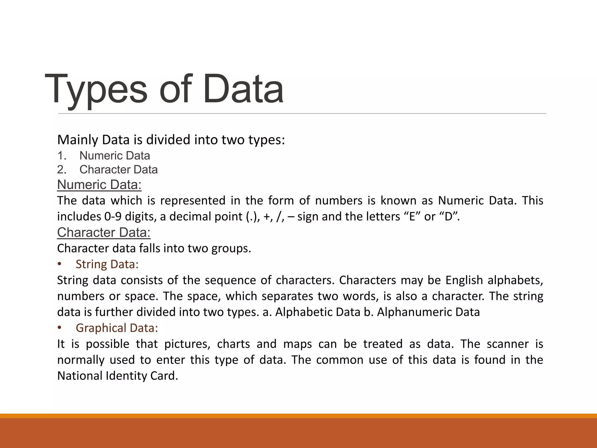 Data processing and analysis | PPTX