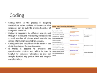 Data processing and analysis | PPTX