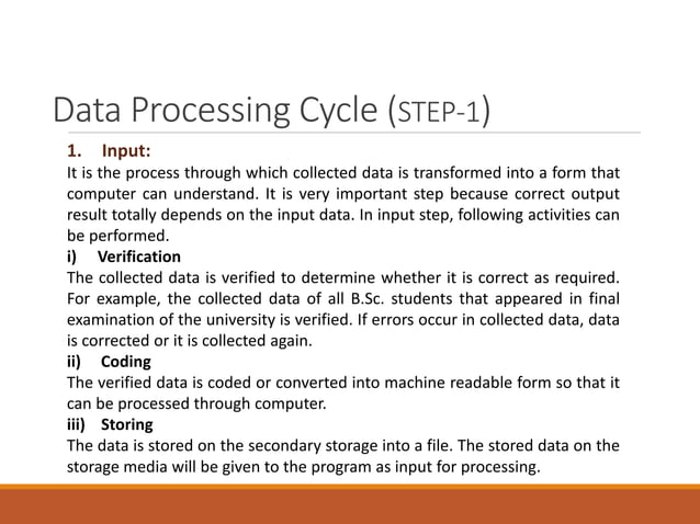 Data processing and analysis | PPTX | Data Storage and Warehousing | Computing