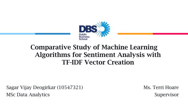 Comparative Study of Machine Learning Algorithms for Sentiment Analysis ...