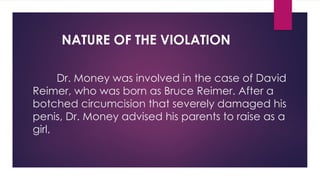 Research Presentation Ehical Voilation case | PPTX