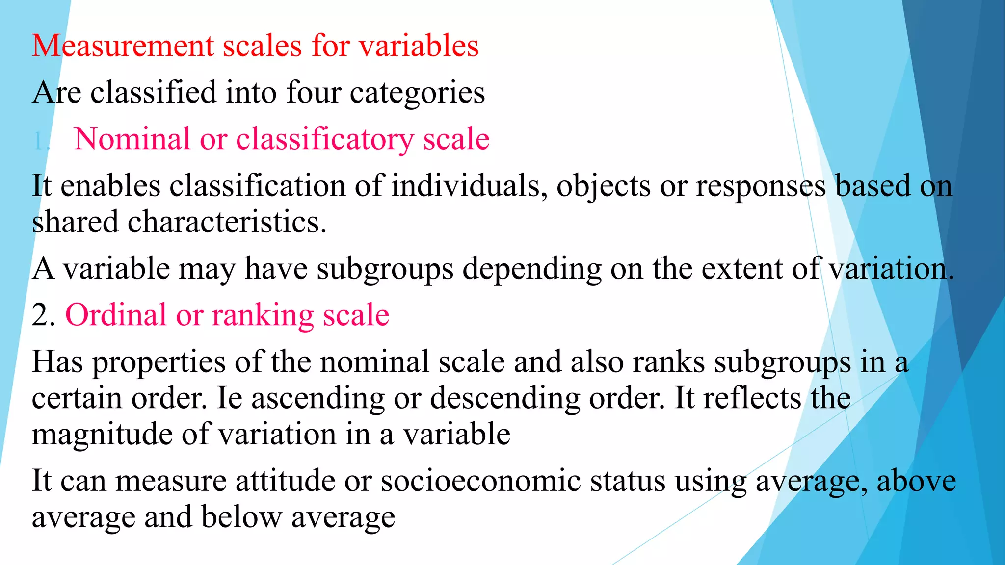 Research design and variables | PPTX