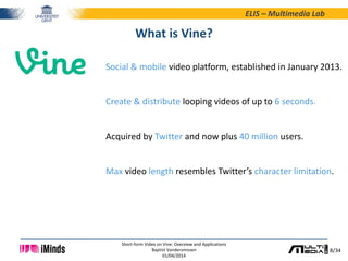 Vine Measurement Study | PDF