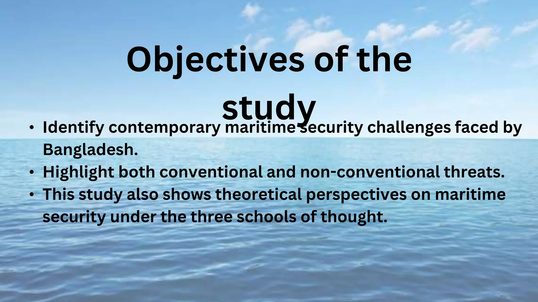 Contemporary Maritime Security Threats: Bangladesh Perspective | PPTX