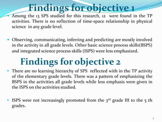 Analysis of Elementary Science Teaching Package Activities in ...