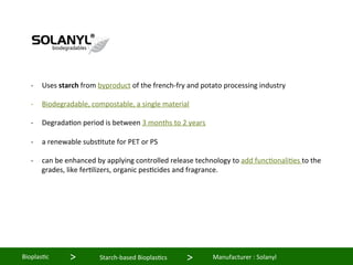 Bioplastics, Lifecycle and Recycling System | PPT