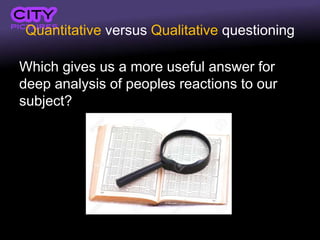 Research primary secondary quant qual | PPT