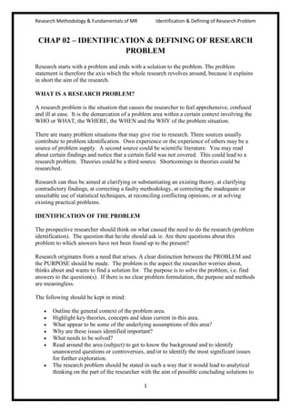 Research problem | DOCX