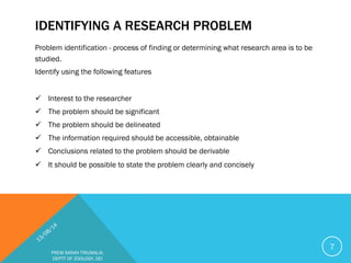 Research problem | PDF