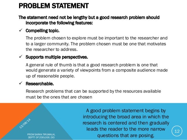 Research problem