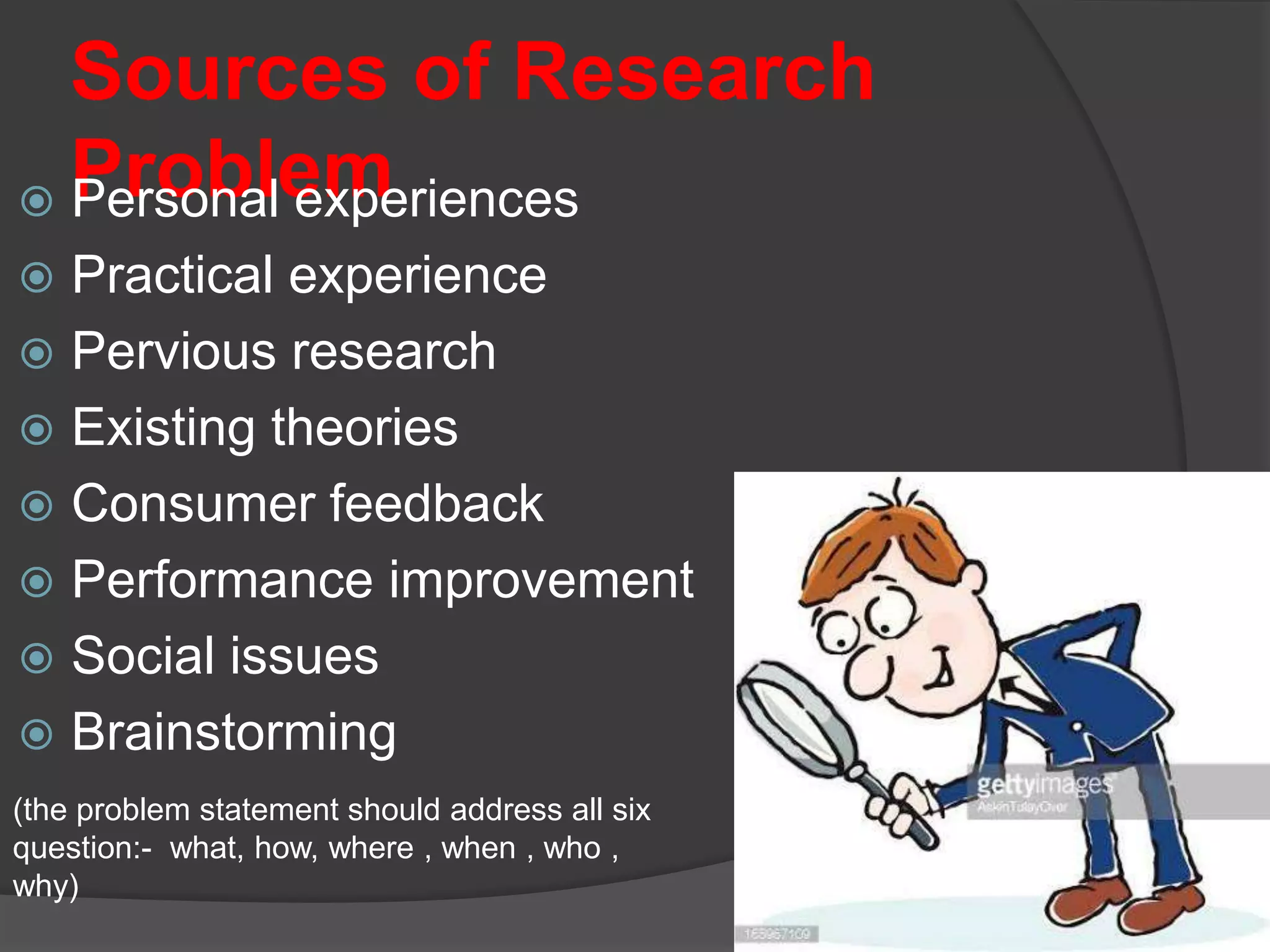 Research problem | PPTX | Science