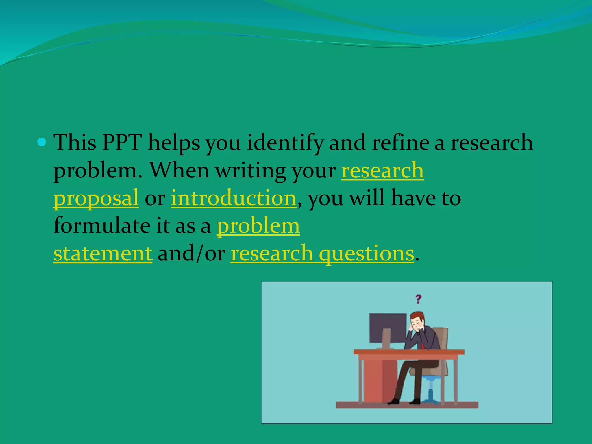 Research problem | PPTX