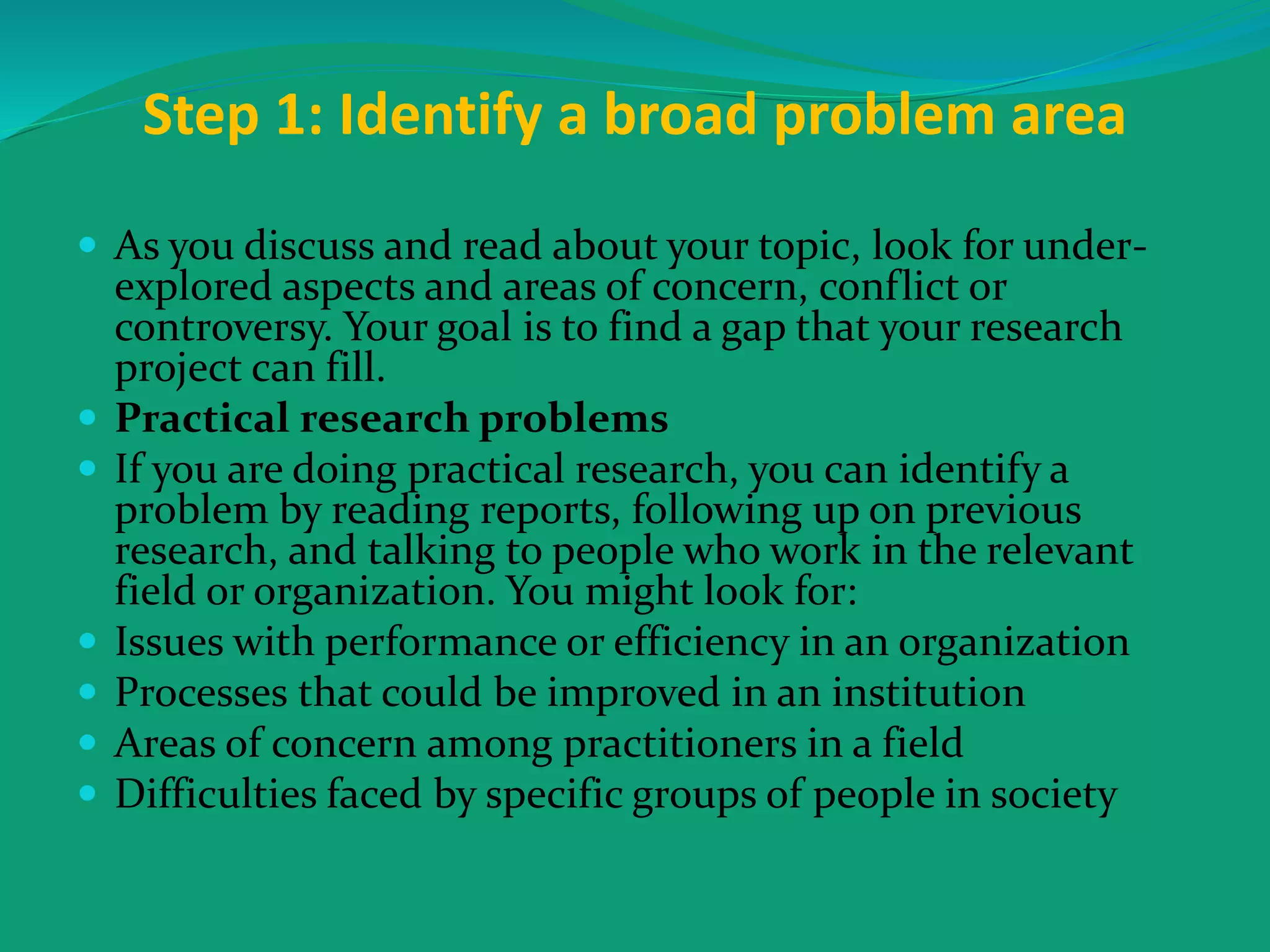 Research problem | PPTX