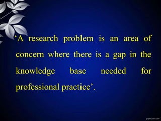 Research problem | PDF