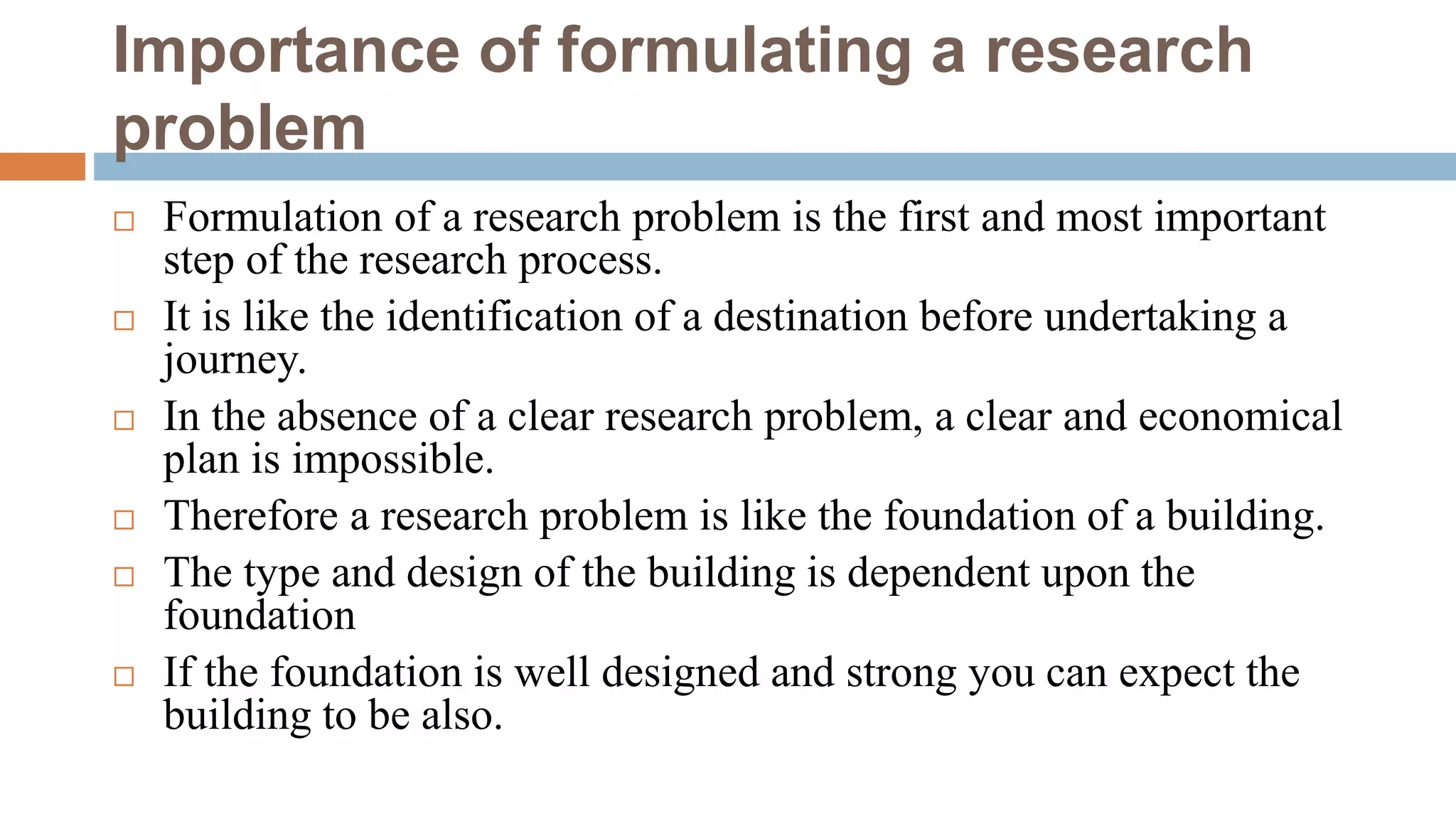 Formulation of Research Problem - Meaning, Definition, Components ...