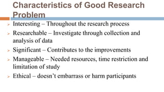Formulation of Research Problem - Meaning, Definition, Components ...