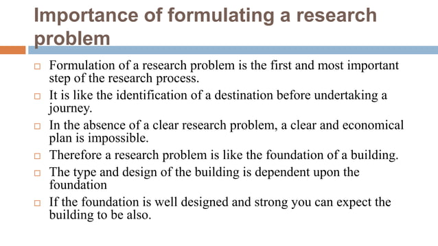 Formulation of Research Problem - Meaning, Definition, Components ...