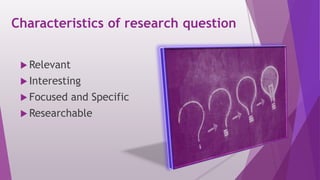 Research problem | PPTX | Science