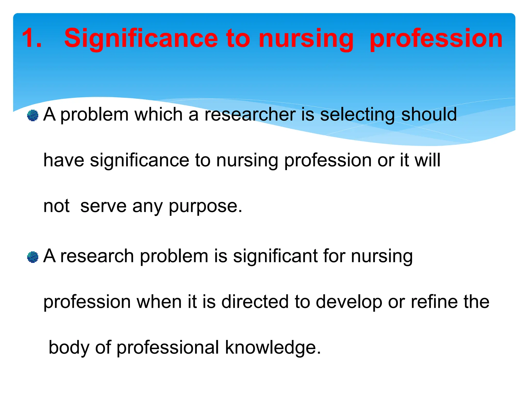 Research problem identification ,Nursing Research | PPTX