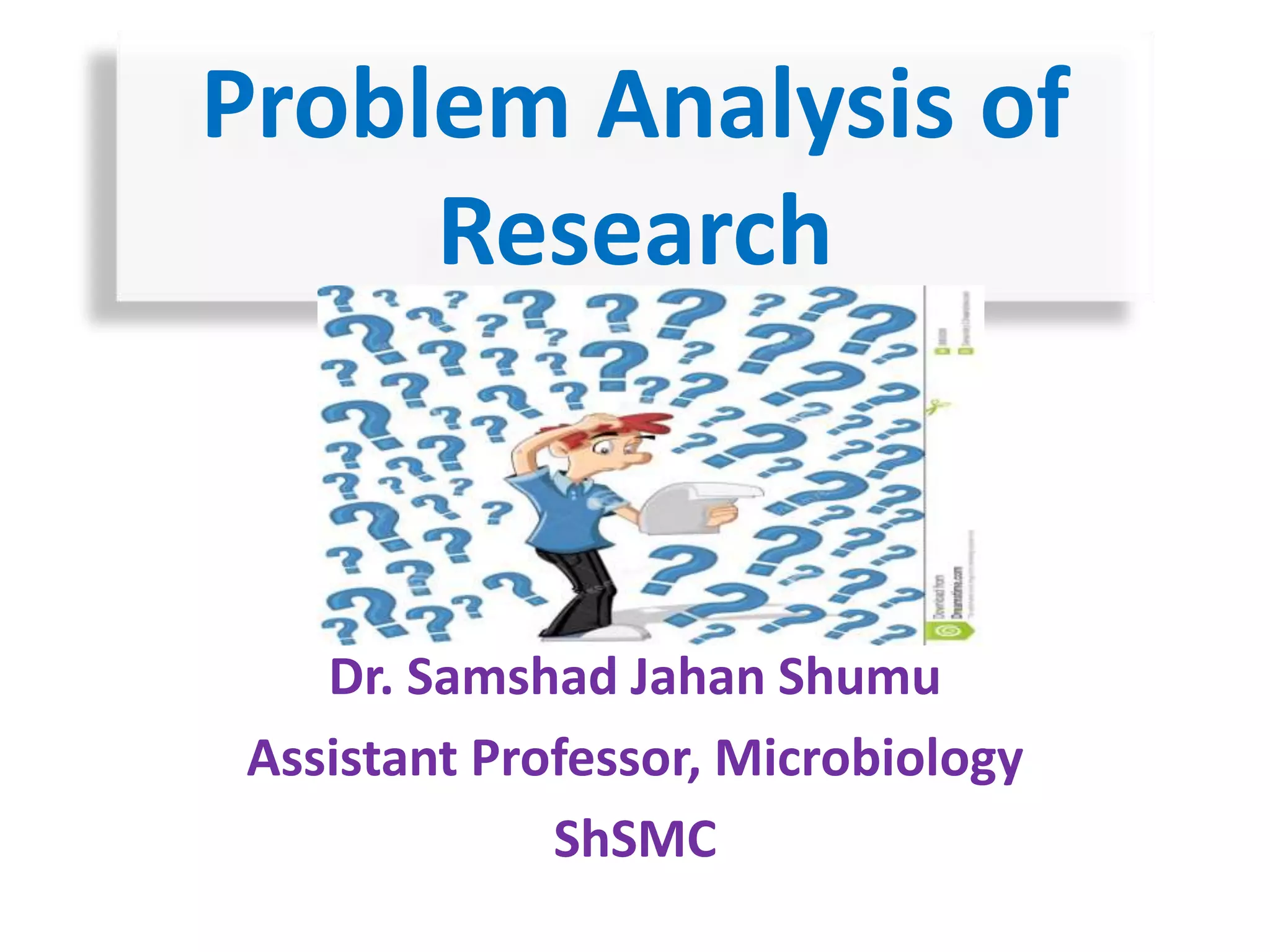 Research problem analysis final | PPT