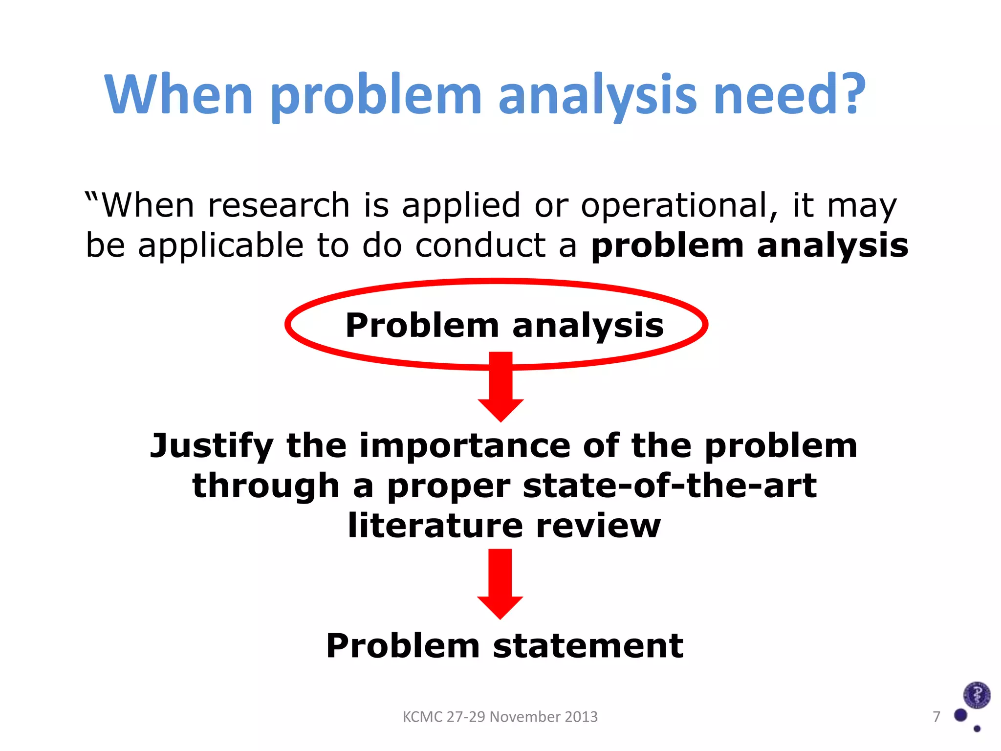 Research problem analysis final | PPT