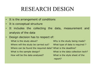 Research problem & design | PPT