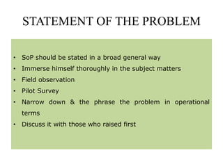 Research problem & design | PPT