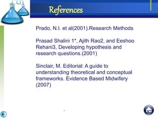 Research Problem, Hypothesis and the Conceptual Model | PPTX