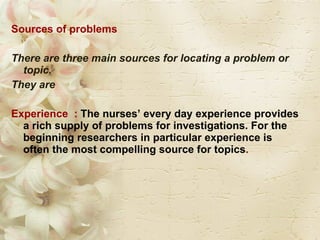 Research problem, hypothesis & conceptual framework | PPT | Parenting ...