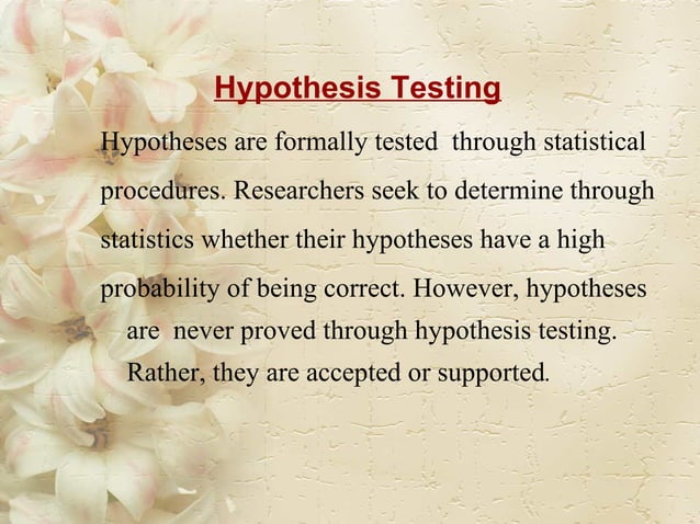 Research problem, hypothesis & conceptual framework | PPT