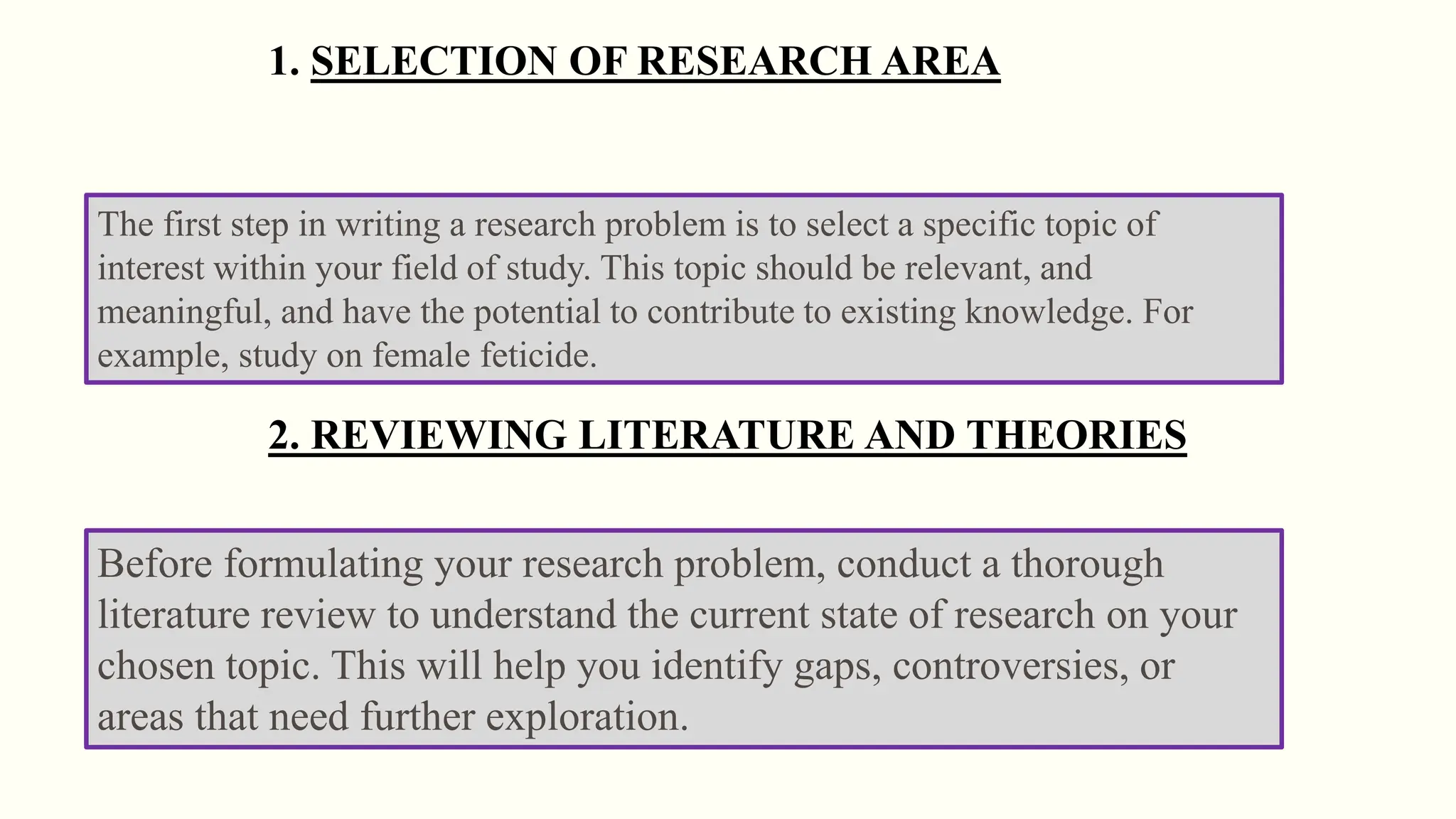 RESEARCH PROBLEM.pptx made by Navdeep Kaur | PPTX