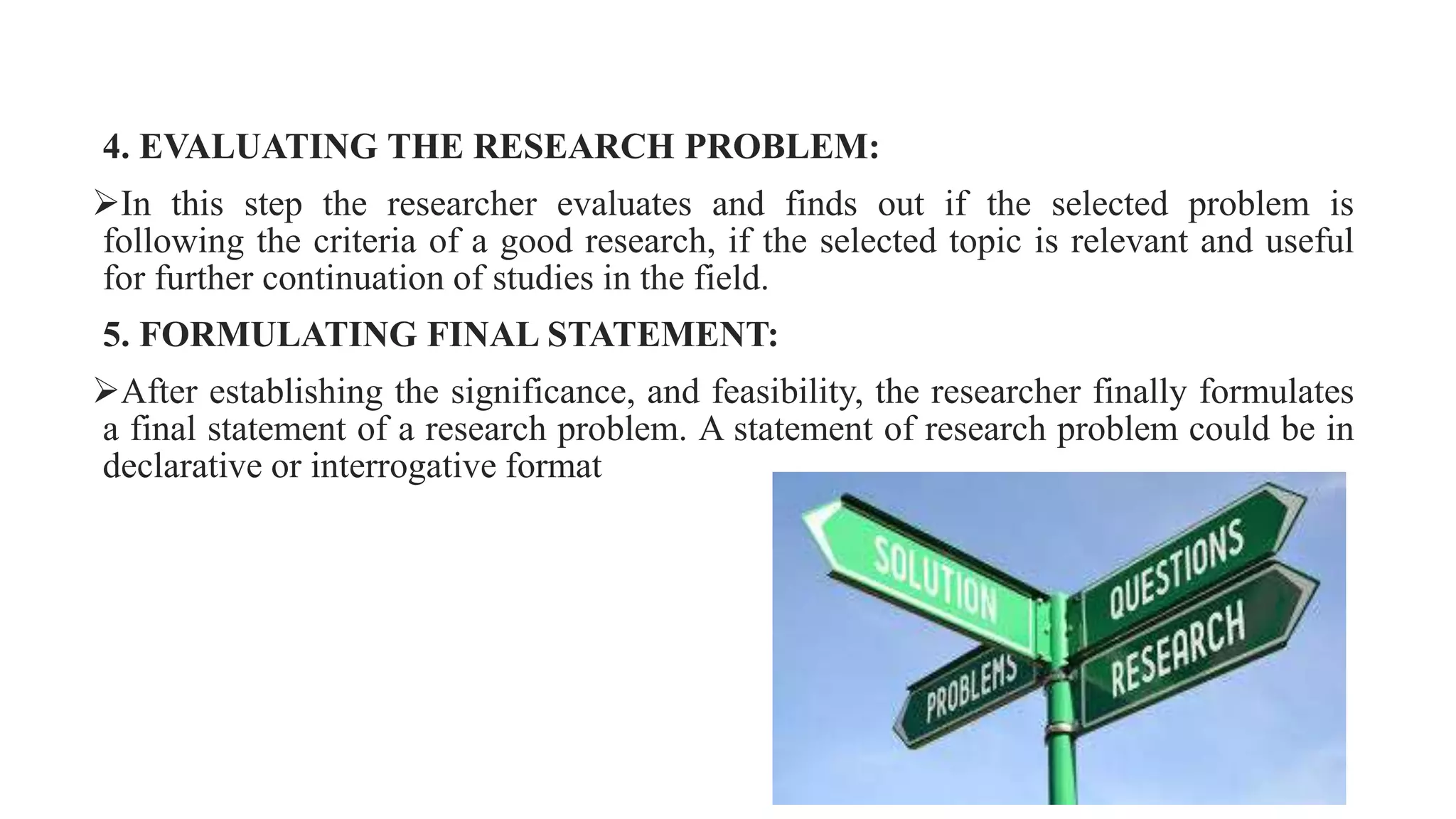 Research problem or question | PPTX