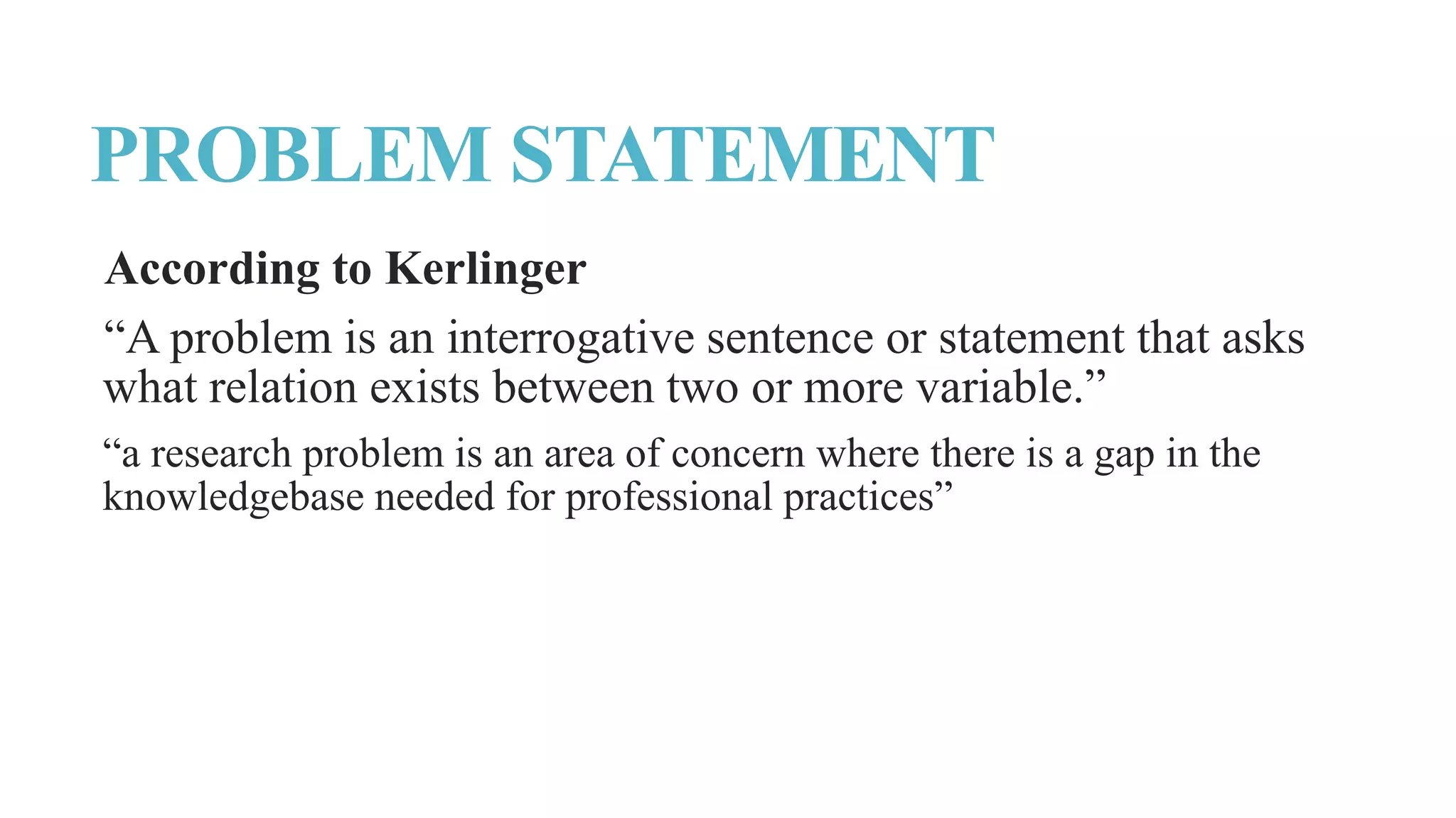 Research problem or question | PPTX